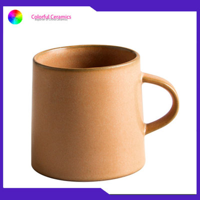 Retro porcelain mug stoneware glazed ceramic coffee mugs Ceramic promotional gift