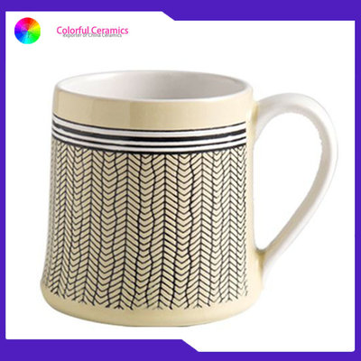 Lead Free Handmade Stoneware Coffee Mugs , Ceramic Stoneware Mugs Eco - Friendly