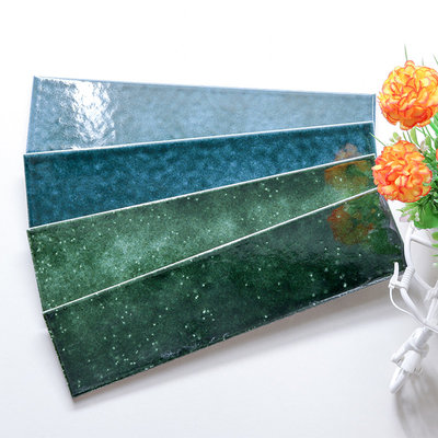 Van de de Tegels niet Misstap van de badkamers de Met de hand gemaakte Decoratieve Muur Keramische tegels van Handcrafted