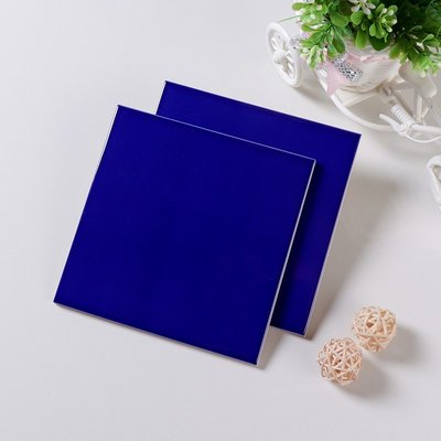 Tegels van de woonkamer de Kleurrijke Muur 15X15cm Tegels van de Schat Blauwe Ceramische Verglaasde Muur