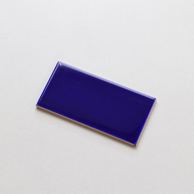 Tegels 75mm X 150mm van de schat Blauwe Kleurrijke Muur Afgeschuinde Rand 7mm Dikte