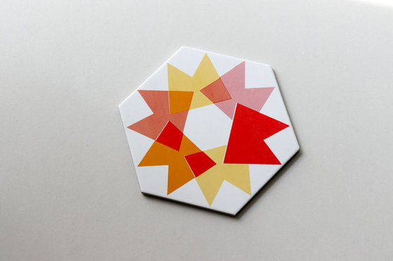 Hexagon de Keramische tegel Matte Oppervlakte van de hoogwaterabsorptie voor Restaurant/Hotel