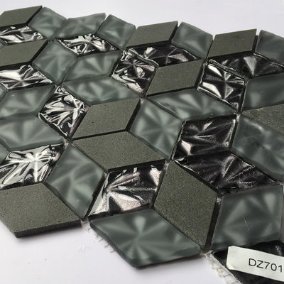 Van het het Glasmozaïek van het Misstap niet Kristal van het de Tegelstoilet Hexagon Gevormde de Vloertegel 300X300