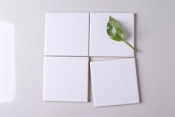 Witte Glanzende 100x100 Verglaasde Metro Tegel voor de Decoratie van de Keukenmuur