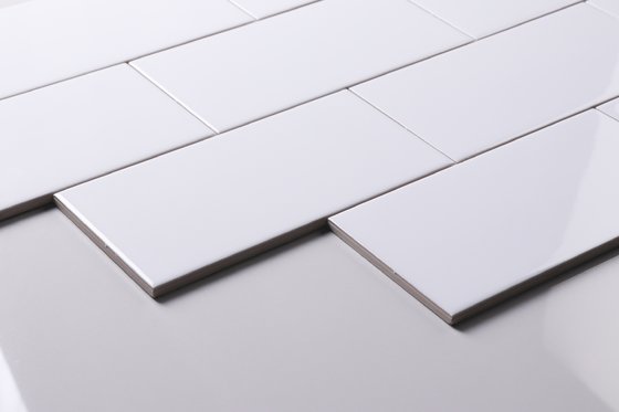 4*8 duim 100*200mm Tegel van de Keuken de Ceramische Afgeschuinde Matte Glanzende Metro in Wit