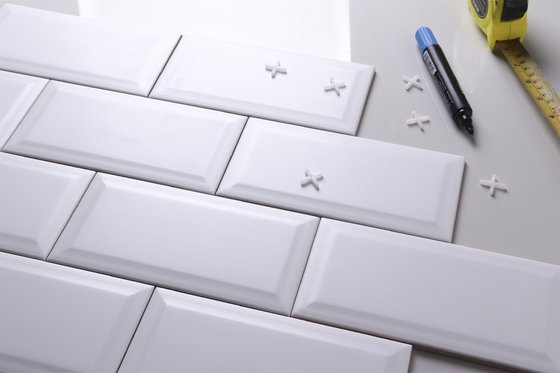 4*8 duim 100*200mm Tegel van de Keuken de Ceramische Afgeschuinde Matte Glanzende Metro in Wit
