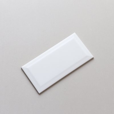 4*8 duim 100*200mm Tegel van de Keuken de Ceramische Afgeschuinde Matte Glanzende Metro in Wit