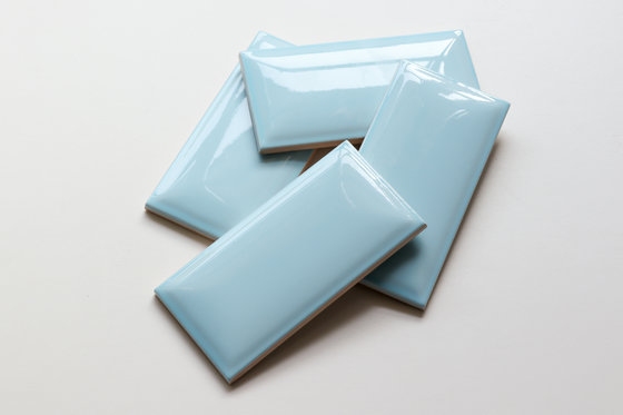Van de de Metromuur van huisdecor Verglaasde Skyblue Tegel 7.5x15cm met Broodvorm
