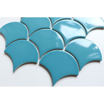 295X335mm de Groene van de de Vormkeuken van de Kleurenventilator Tegels van het het Decormozaïek Binnenlandse