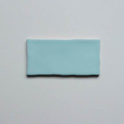 Verglaasde de Metrotegel van Duck Egg Blue Color Rough van het restaurantdecor Oppervlakte
