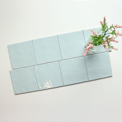De waterdichte Backsplash-van de de Tegelshemel van de Muurbaksteen Blauwe Kleur