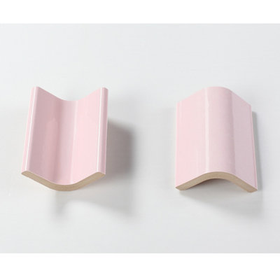 De Taille van het huisdecor - de Tegel Roze Kleur van de Lijn Ceramische Grens