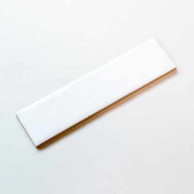 Het Decor van de woonkamermuur verglaasde Witte Kleur 50x200mm Ceramische Metrotegel