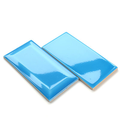 Het zuivere van de de Tegelbadkamers van de Kleuren Ceramische Muur de Tegeldecor schuinde Rand af polijst/Matte 75X150mm Tegel