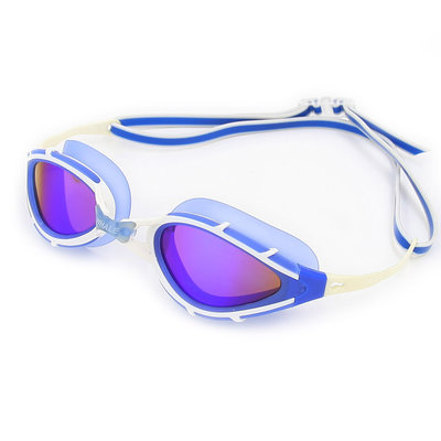 ULTRAVIOLETA proteja competir con gafas de la natación con la falda de Slicone y las lentes polarizados de la correa