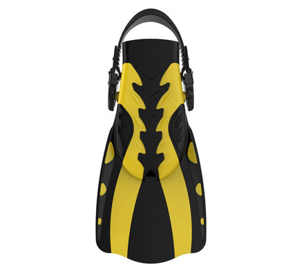 Equipo de buceo negro amarillo de la piel para una variedad de deportes acuáticos