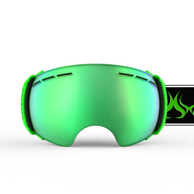 Gafas de encargo profesionales de la snowboard de la lente del espejo de las gafas del esquí para el adulto
