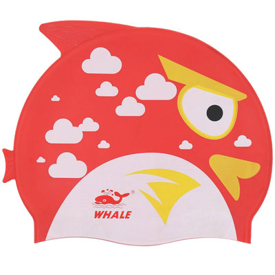 Diseño animal colorido de la forma del casquillo de natación de las muchachas de los niños del silicón