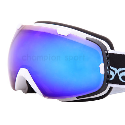 Mujeres de esquí de los hombres de la snowboard de la lente de la niebla de la nieve de las gafas de los vidrios grandes antis dobles del esquí