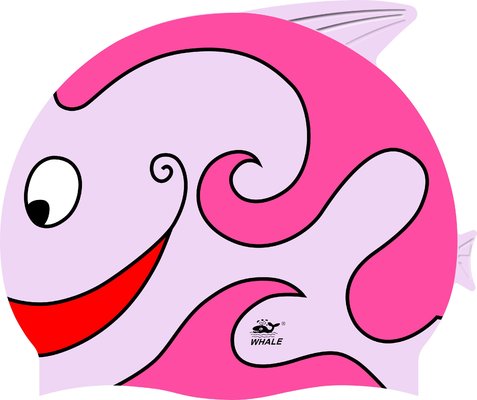 El tiburón de los pescados embroma el silicón animal de la impresión en color de los casquillos de natación unisex