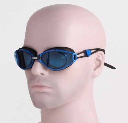 Opciones adultas del pedazo de la nariz de las gafas de la natación del marco de la nadada del desgaste de la nadada del silicón de la moda