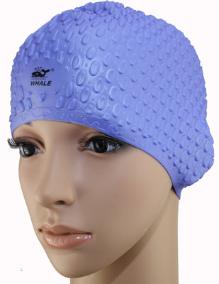 100% casquillo de la nadada del tiburón del silicón, casquillo de natación divertido, casquillos de natación del descenso del agua