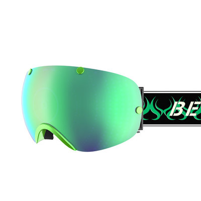 ODM anti del OEM de las gafas de la snowboard de la niebla de las gafas del esquí de los muchachos azules de Brown Revo