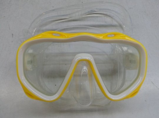 Gafas adultas del salto libre de la máscara de los buceadores con la falda suave de la correa negra del silicón