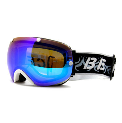 Gafas antis de la nieve de la niebla de las gafas adultas Frameless de encargo del esquí en lente externa de REVO