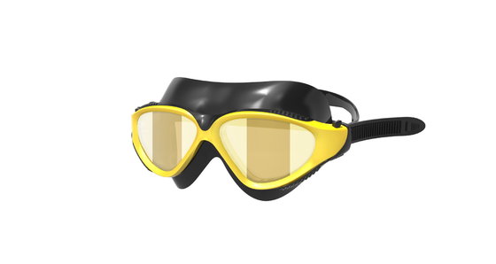 Gafas que nadan duplicadas niebla anti rosada modificadas para requisitos particulares para mujer, para hombre