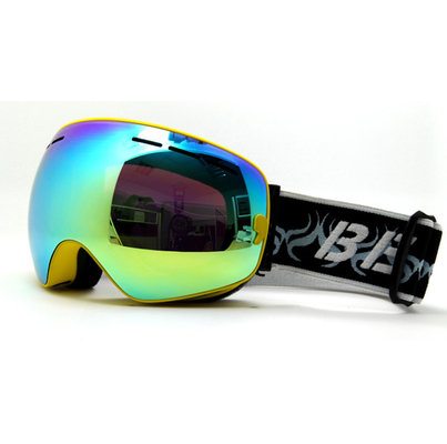 Gafas profesionales instalables del esquí de los vidrios antiniebla duales esféricos de las lentes con UV400