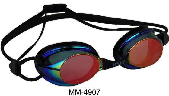Gafas de encargo rosadas adultas de la nadada del silicón de las gafas de la natación que compiten con para las mujeres