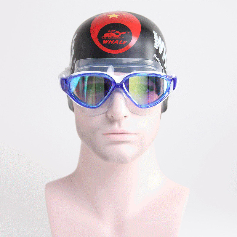 Máscara duplicada de las gafas de la nadada con niebla anti y protección ULTRAVIOLETA para el hombre y la mujer