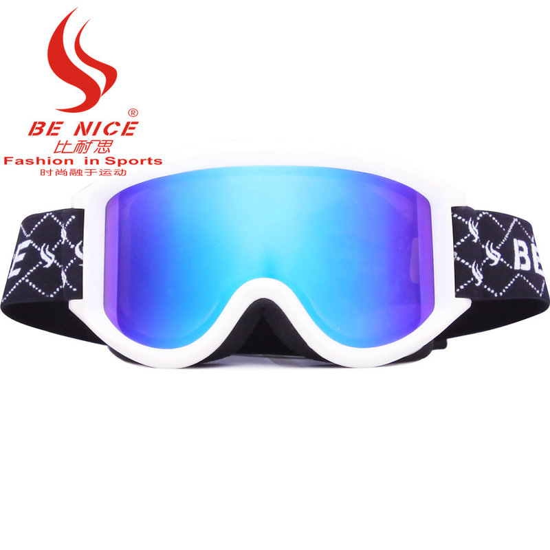 2015 gafas duplicadas adulto colorido de la snowboard de TPU con PC y la lente ULTRAVIOLETA