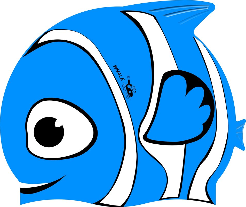 El tiburón de los pescados embroma el silicón animal de la impresión en color de los casquillos de natación unisex