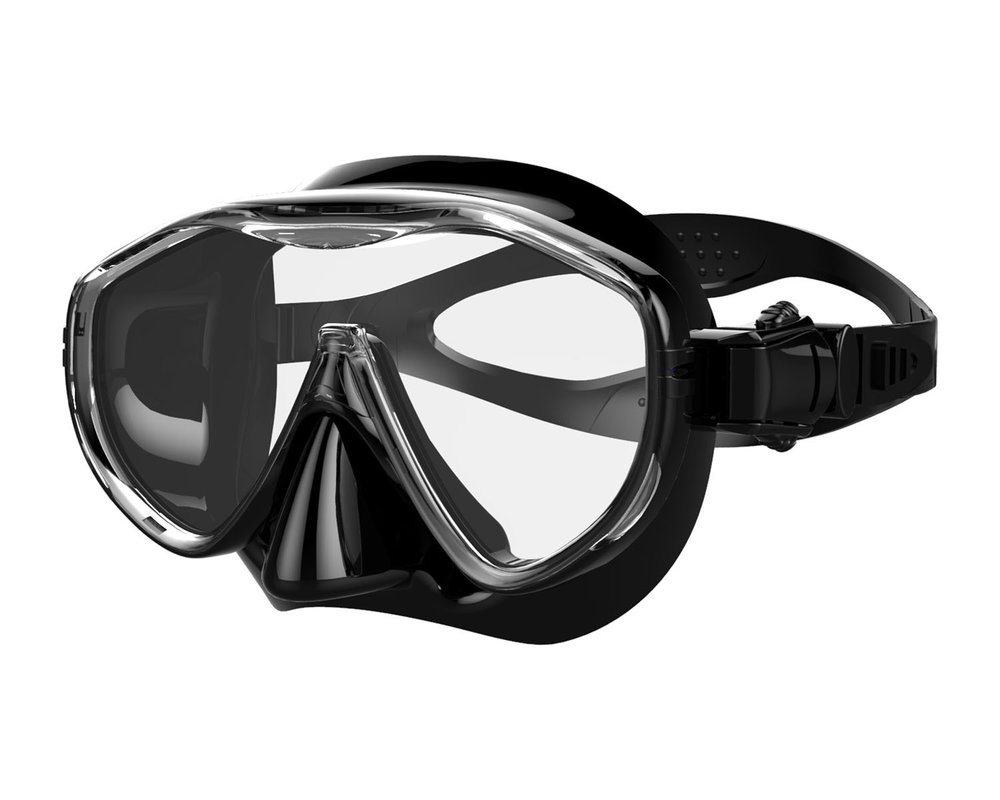 La máscara del salto libre del bajo volumen del silicón, libera gafas de la zambullida con el certificado del CE