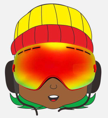 Gafas coloridas con la lente del espejo, gafas rojas de la snowboard del esquí para los niños
