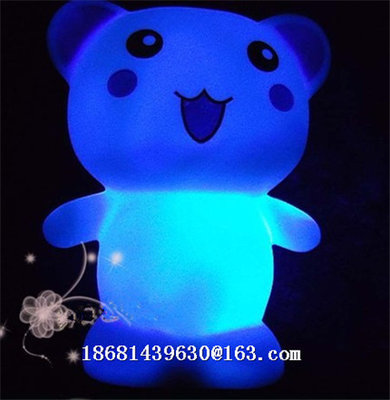 Super cute bear shape led flashing baby toys
