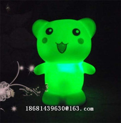 Super cute bear shape led flashing baby toys