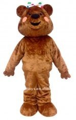 ASTM Brown carino orso Custom peluche mascotte per i regali dei bambini sperimentato da 16 anni