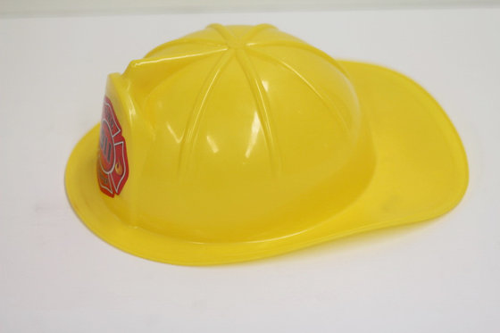 Cappelli di plastica della costruzione di Bongrace per i bambini, casco di plastica giallo