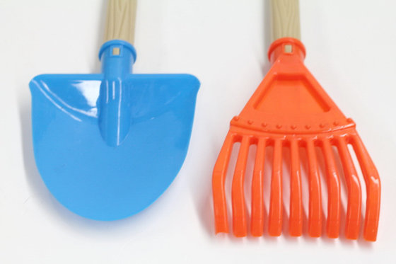25&quot; pale di plastica blu della spiaggia per i bambini, i giocattoli di plastica dei bambini