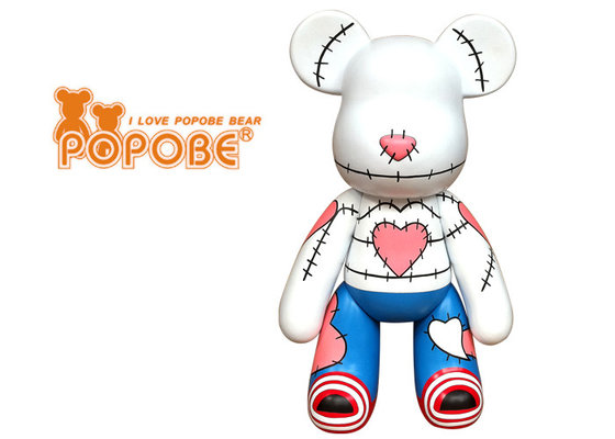 regali dell'orso personali 80CM, giocattolo di Natale dell'orso del PVC POPOBE del bambino