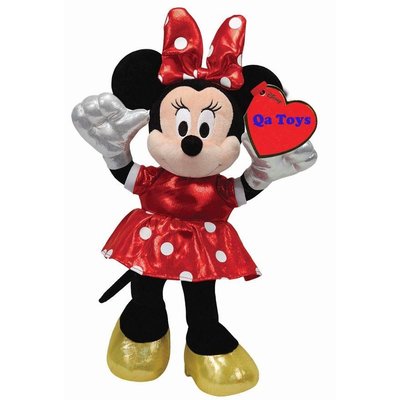 Peluche rossa Minnie Mouse di Disney di modo per i giocattoli farciti giorni di S. Valentino