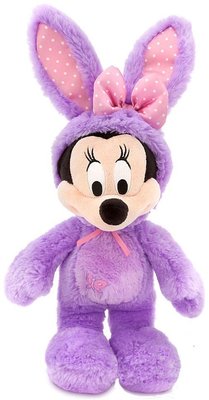 Coniglietti farciti peluche molle amichevole di Eco Minnie Mouse per Pasqua, porpora