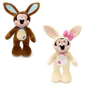 Coniglietto su misura della peluche di Mickey Mouse degli animali farciti in Brown/bianco sporco