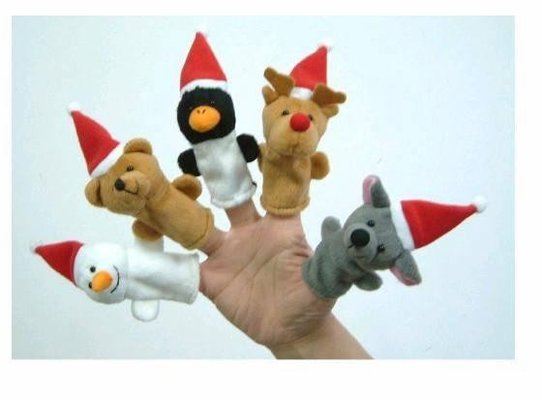 Burattino del dito della peluche