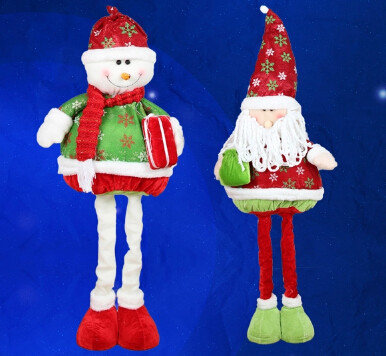Large Santa Doll Snowman Stuffed Animals