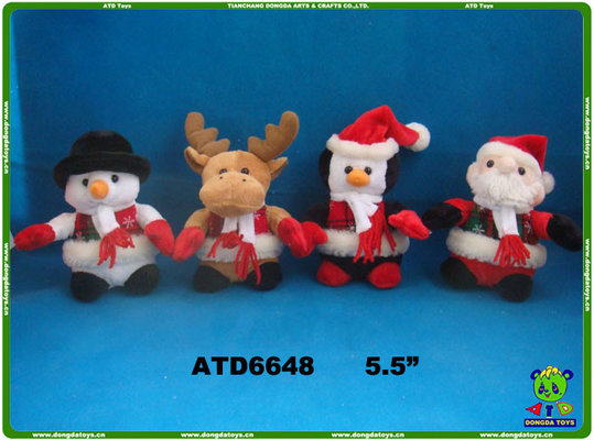 Giocattoli della peluche di Natale