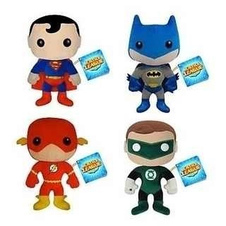 Red Kids Cartoon Plush Toys Justice League Flash Action Figure
